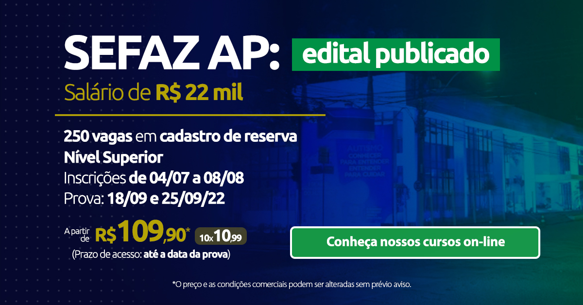 Concurso SEFAZ AP: salários de mais de R$ 22 mil - Blog Aprova ...