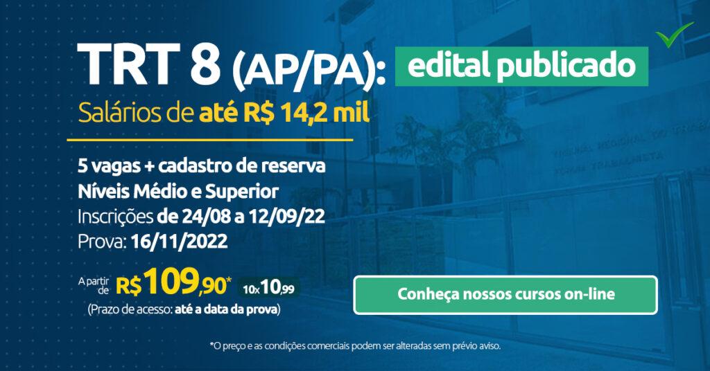 Concurso TRT 8: salários até R$ 14,2 mil - Blog Aprova Concursos - Notícias