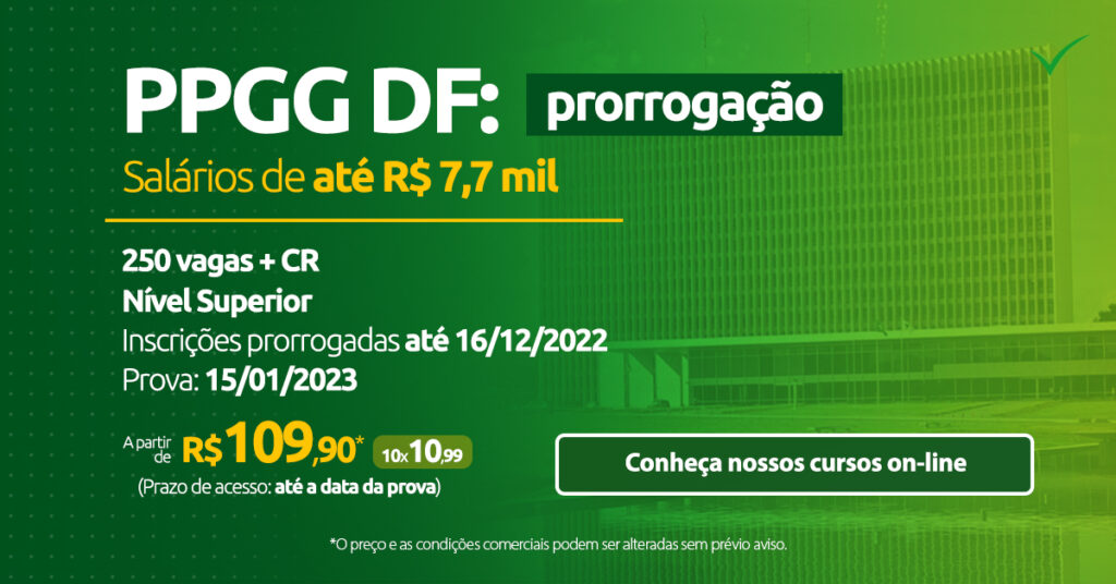 Concurso PPGG DF 2022: Gestor e Analista - Blog Aprova Concursos - Notícias