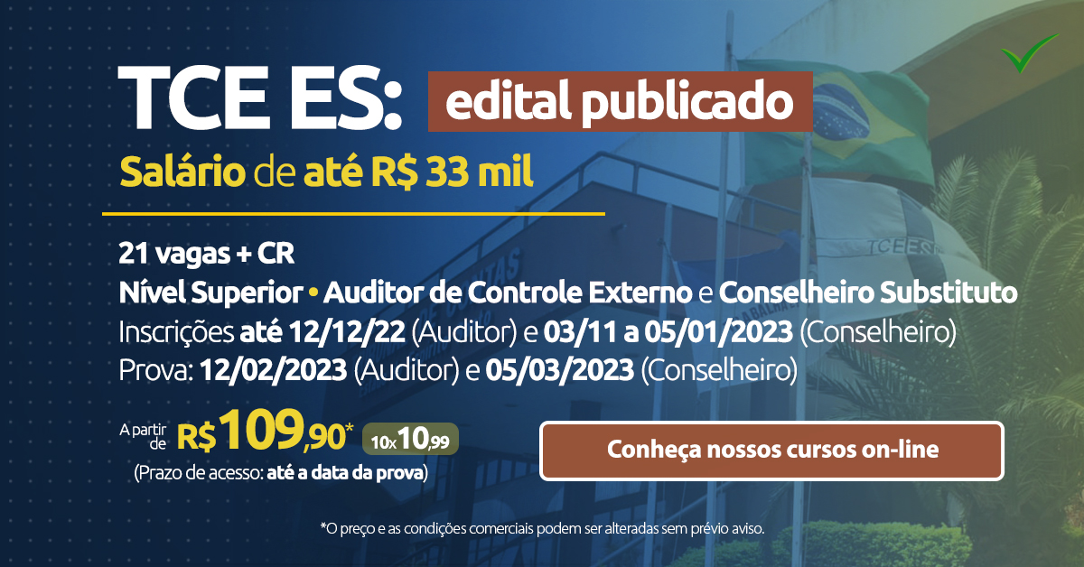 Concurso TCE ES: confira o edital - Aprova Concursos